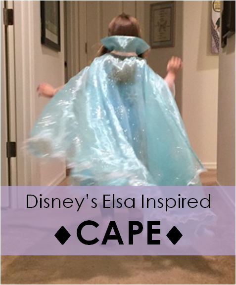 DIY Elsa Inspired Cape – Rockin' the Dots
